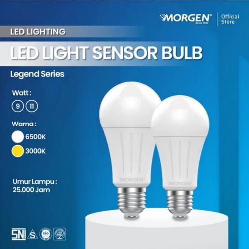 Jual Lampu Sensor Cahaya LED 11W Otomatis Mati Malam hari Morgen ...
