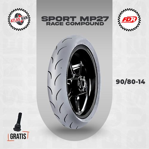 Jual Ban Tubles Motor Matic Soft Compound FDR SPORT MP27 90/80 Ring 14 ...