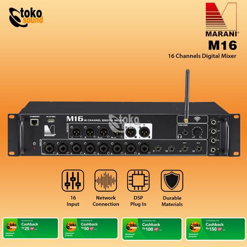 Jual Marani M16 M 16 - 16 Channels Digital Mixer - Jakarta Barat - Tokosound Proaudio | Tokopedia