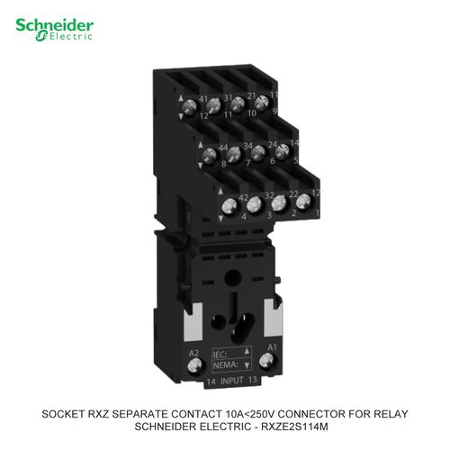 Jual SCHNEIDER SOCKET RXZ SEPARATE CONTACT 10A 250V CONNECTOR - RXZE2S114M - Jakarta Timur ...
