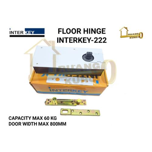 Jual Engsel lantai tanam /Floor Hinge INTERKEY INT 222 (komplit) - Jakarta Barat - Ruang Kunci ...