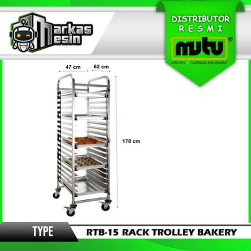 Jual Rak Roti / Bakery 15 Susun Stainless Steel Mutu RTB-15 MUTU ...