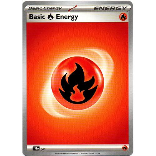 Jual Basic Fire Energy SVE EN - 002 English Pokemon Original TCG 2023 ...