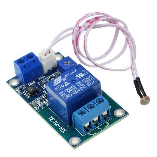 Jual Sensor Cahaya LDR Saklar Otomatis 12V DC Output Relay 220V AC XH ...