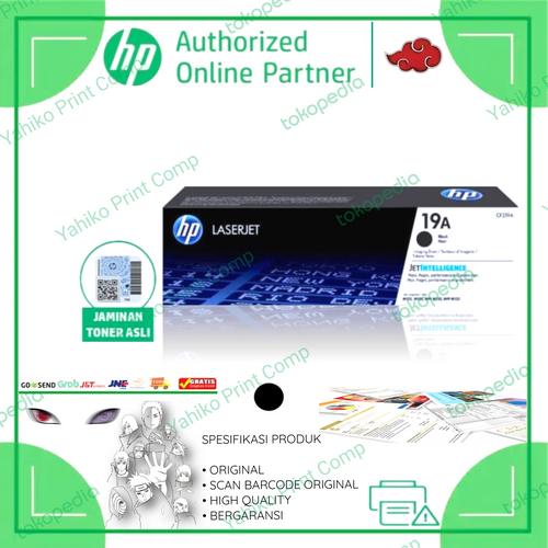 Jual HP 19A Black Original Laserjet Toner Cartridge CF219A Imaging Drum ...