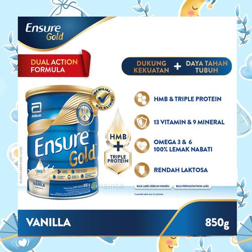 Jual Ensure Gold HMB Vanila 850g 850 g - Coklat 800gr - Jakarta Utara - Maison Baby | Tokopedia