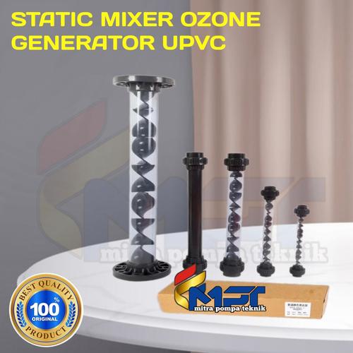 Jual Statis Mixer ozone 3/4 inch static mixer ozone 3/4inch bahan PVDF ...