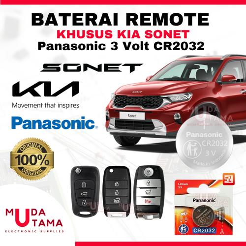 Jual BATERAI REMOTE KIA SONET ORIGINAL PANASONIC CR2032 - BATTERY ...
