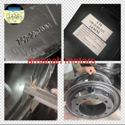 Jual Velg HINO 500 LOBANG 10 ukuran Ban 1000-20 / Ban 1100-20 TOPU ...