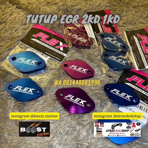 Jual close tutup EGR 2KD 1KD innova fortuner hilux vnt G old FLEX hpd ...