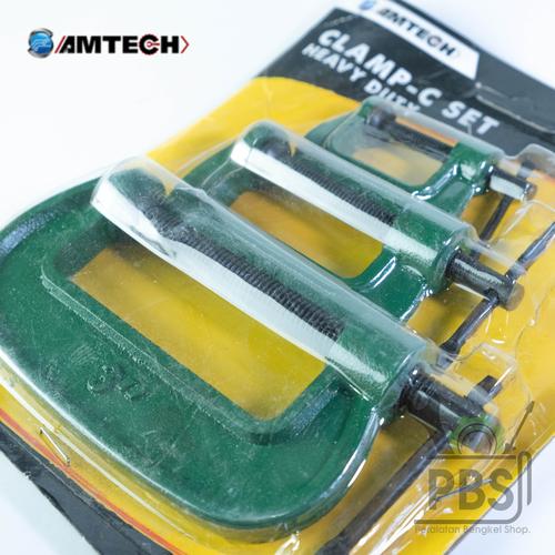 Jual [AMTECH] Klem C set 1 inch, 2 inch dan 3 inch . alat penjepit ...