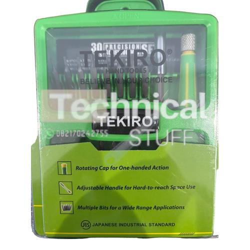 Jual Tekiro Precision Screwdriver 30pcs/ Obeng Presisi Tekiro 30 pcs SD ...