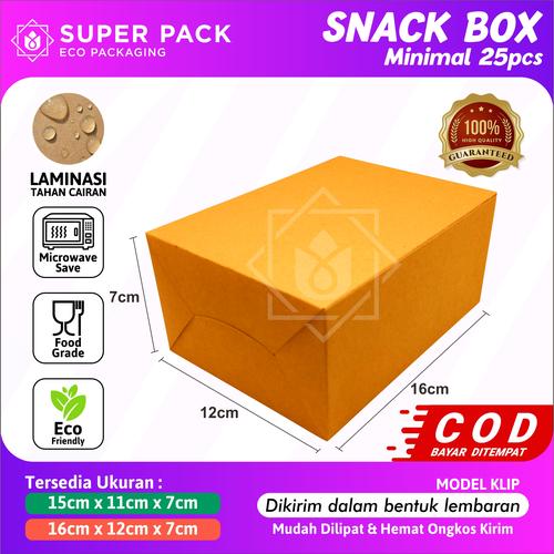 Jual Dus Fried Chicken 16x12x7 Kraft 290gsm Nasi Kotak Kue Snack Box ...