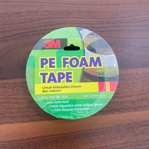 Jual Double Tape Tip 3M PE FOAM 24MM x 4M ORIGINAL USA , TAIWAN - Kota ...