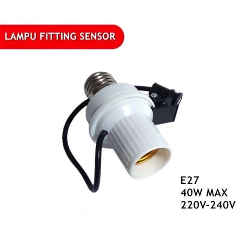 Jual Fitting Lampu Sensor Cahaya Otomatis E27 Fiting Lampu Otomatis ...