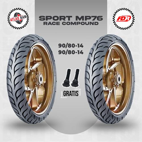 Jual Paket Ban Motor Matic Soft Compound FDR SPORT MP76 90/80 - 90/80 ...