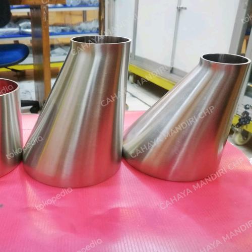 Promo REDUCER OVERSOCK ECCENTRIC SANITARY STAINLISS SS316L 4X3 INCH ...