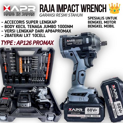 Promo APR RAJA IMPACT WRENCH AP126PROMAX 1000NM BODY KECIL TENAGA JUMBO ...