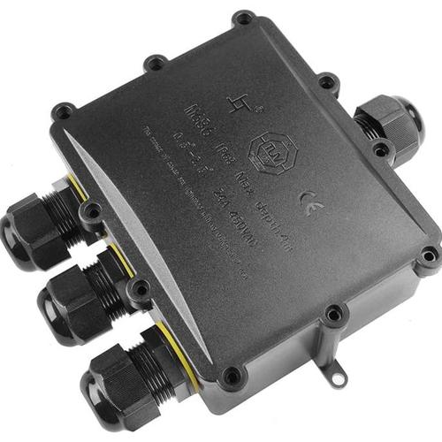 Jual 4 Way Electrical Junction Box La Vane Ip68 Waterproof 4 Way Cable ...