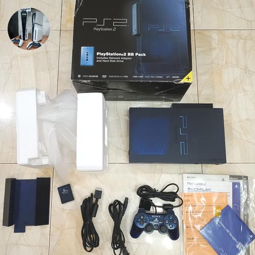 Jual playstation 2 / PS2 Fat BB pack Scph-50000 Midnight Blue Edition ...