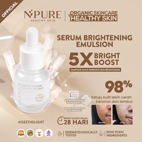 Promo NPURE LICORICE POTION OF LIGHT SERUM - Kota Medan - Npure Medan ...