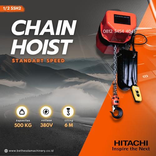 Jual Chain Hoist Elektrik 1/2 SSH2 HITACHI 380V 500 kg - Kota Surabaya ...
