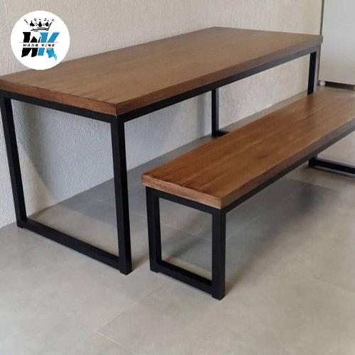 Jual meja minimalis set kursi bench 160 × 60 × 75 × 3cm - Kota ...