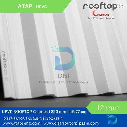 Jual Atap Upvc Rooftop C Series Putih Abu Doff 12 mm (free ongkir ...