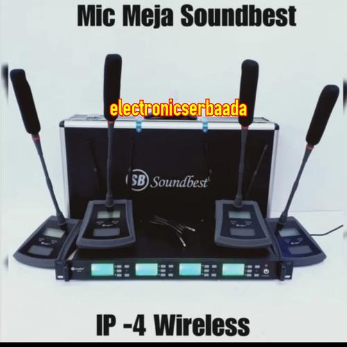 Jual MIC WIRELESS CONFERENCE SOUNDBEST IP4 MIC WIRELESS MEJA IP4 - Jakarta Barat - ELECTRONIC ...