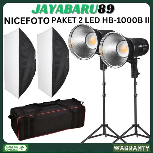 Jual Paket Lighting STudio Led COB Daylight Nicefoto HC-1000BII - PAKET ...