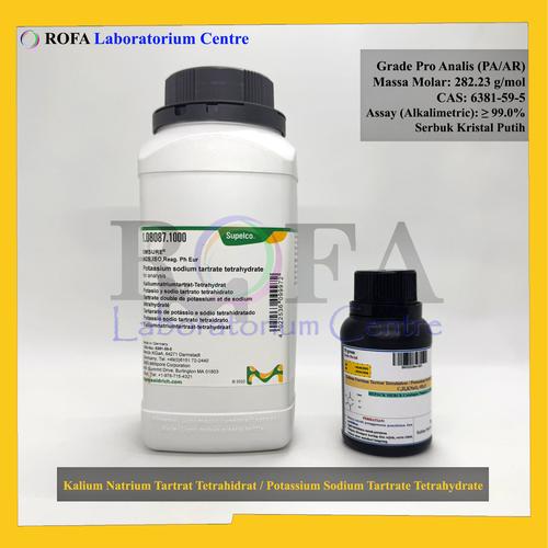 Jual Kalium Natrium Tartrat Tetrahidrat / Potassium Sodium Tartrate ...