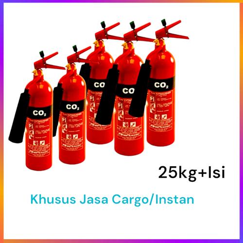 Jual APAR 25KG Karbondioksida (CO2) GLOBAL / Set Komplit DAN TROLLY ...