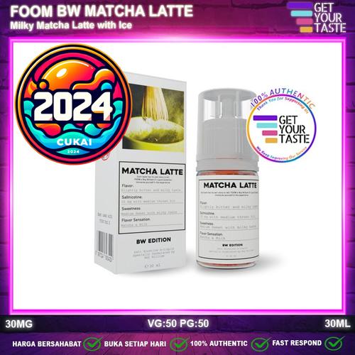 Jual Liquid FOOM Bw Matcha Latte Salt Nic 30ML Saltnic by Boy WIlliam ...
