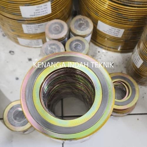 Jual SWG 6" inch JIS 10K Carbon Steel / Spiral Wound Gasket CS JIS 10K ...