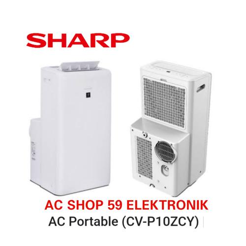 Jual AC PORTABLE SHARP 1 PK CV-P10ZCY PLASMACLUSTER AUTO SWING LOUVERS NEW - Jakarta Utara - AC ...