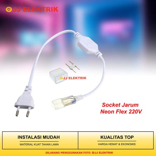 Jual Kabel Colokan Soket Socket Lampu LED Neon Flex LED Strip Selang ...