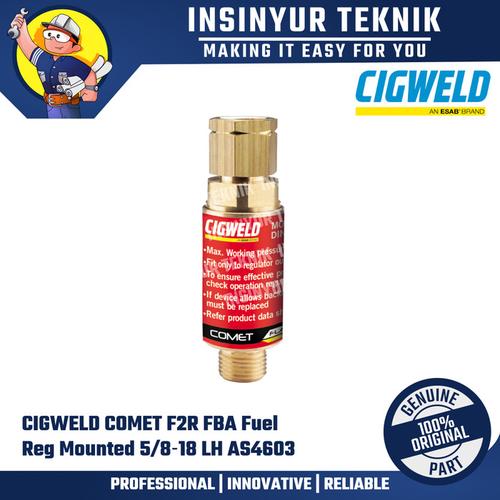 Jual CIGWELD Flashback Arrestor CIGWELD F2R Comet Flash Back FBA ...