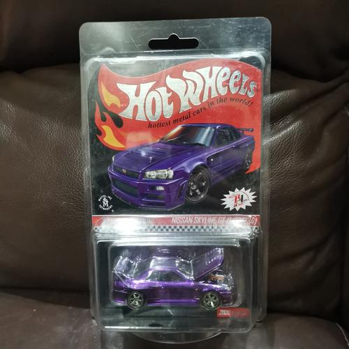 Jual Hot Wheels Nissan Skyline GTR R34 Ungu RLC Redline Club Purple ...