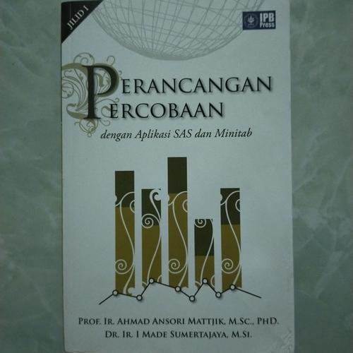 Jual Buku original Perancangan Percobaan jilid 1 by Prof.Ir Ahmad ...