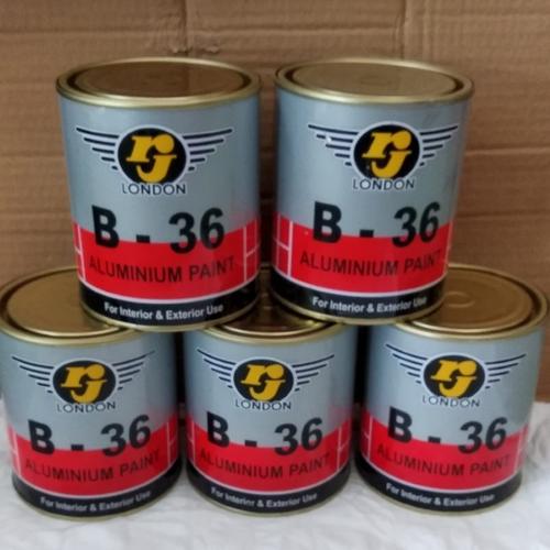 Jual Cat Kayu Besi Aluminium RJ London B-36 1kg/ Cat Perak Alumunium RJ B36 B 36 1 kg Interior ...