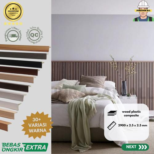 Jual LIST SIKU L WPC WALLPANEL 3 METER (290 x 2.5 x 2.5 cm) PREMIUM ...