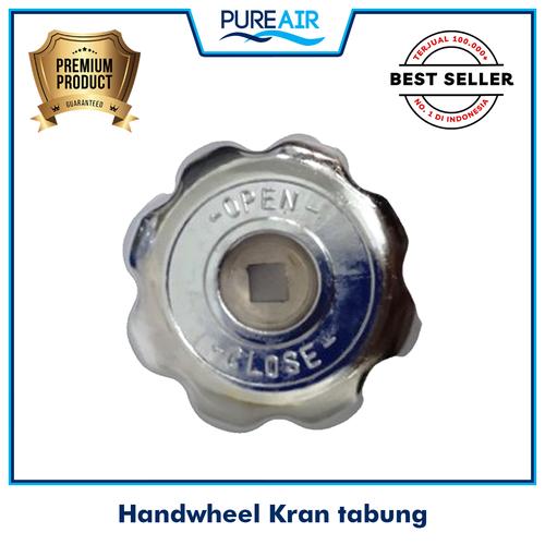 Jual Handwheel/Puteran Kran Tabung Warna Silver untuk Tabung Oksigen/N2 ...