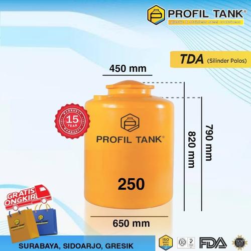 Jual Tandon Air / Tangki Air / Toren Air PROFIL TANK Ukuran 250 L ...