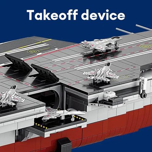 Jual LELE Mainan Edukasi Balok kapal induk Lego Warship Seri Block 3D ...