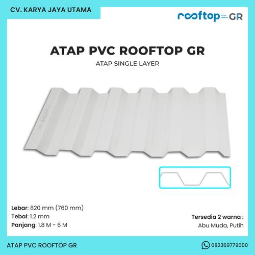 Jual Atap PVC Rooftop GR | Atap PVC Single Layer - Putih - Kab ...