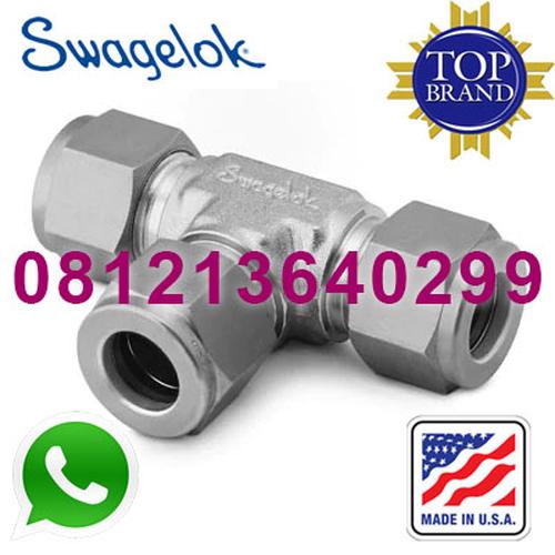 Jual UNION TEE, 1/4 IN. TUBE OD, STAINLESS STEEL SWAGELOK TUBE FITTING SS-400-3 - Jakarta Utara ...