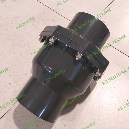 Jual Flap check valve pvc ukuran 3" inch / klep tabok UPVC - Jakarta ...