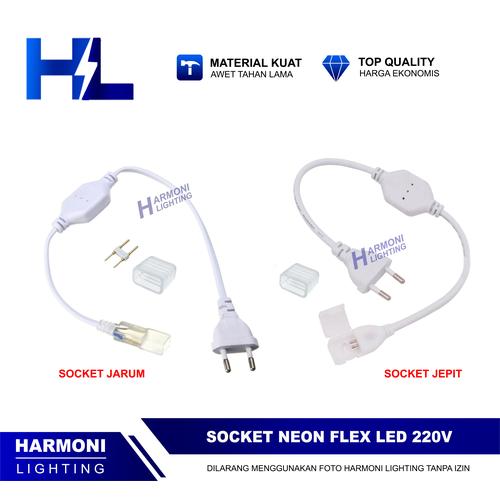 Jual Kabel Colokan Soket Socket Lampu LED Neon Flex LED Strip Selang ...