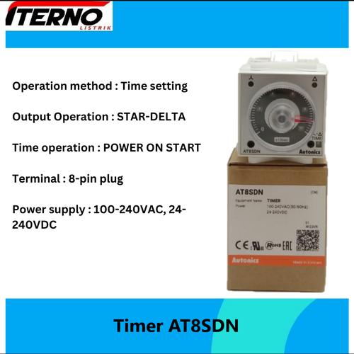 Jual AT8SDN Timer Star Delta Autonics - Timer Saja - Kota Tangerang ...