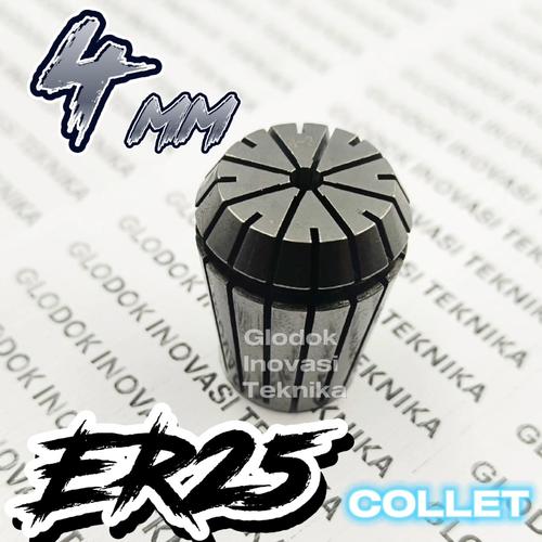 Jual Collet Colet Chuck ER25 ER 25 CNC Router Milling Arbor Mata 4mm 4 ...